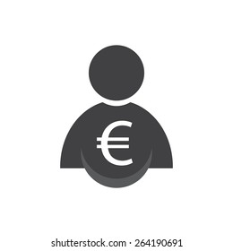 Man Money Icon Vector Illustration Stock Vector (Royalty Free ...