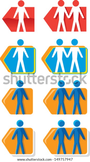 Man Motion Icons Stock Vector (Royalty Free) 149757947 | Shutterstock