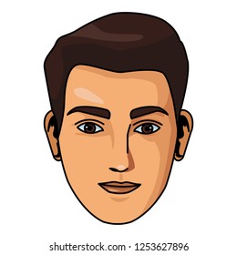 Man Only Face Stock Vector (Royalty Free) 1253627896 | Shutterstock