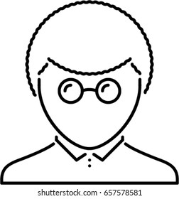 Man Outline Icon Stock Vector (Royalty Free) 657578581 | Shutterstock