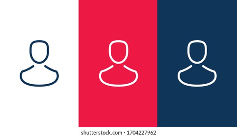 Man Outline Icon Web Mobile Stock Vector (Royalty Free) 1704227962 ...