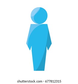 Man Pictogram Symbol Stock Vector (Royalty Free) 677812315 | Shutterstock
