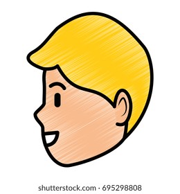 Man Profile Cartoon Stock Vector (Royalty Free) 695298808 | Shutterstock