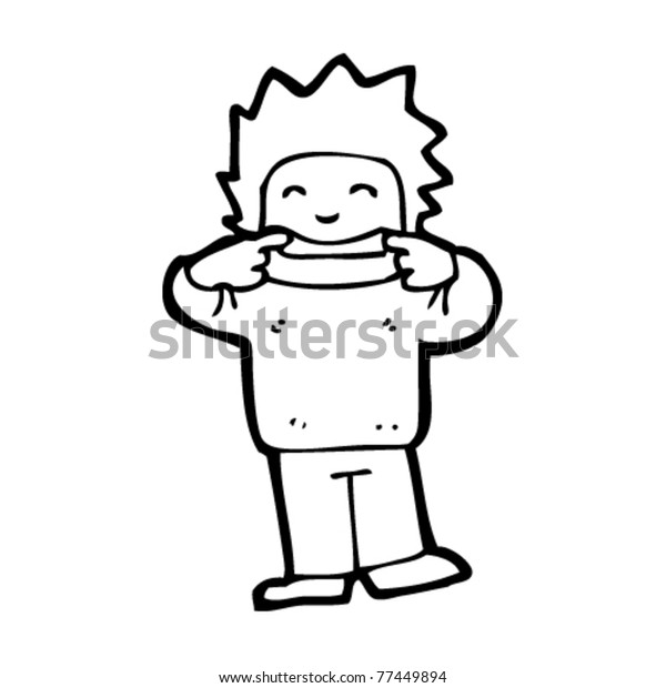 Man Pulling Face Cartoon Stock Vector (Royalty Free) 77449894 ...