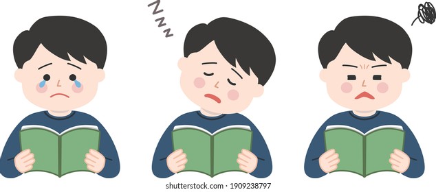 117 Confused man reading book Stock Vectors, Images & Vector Art ...