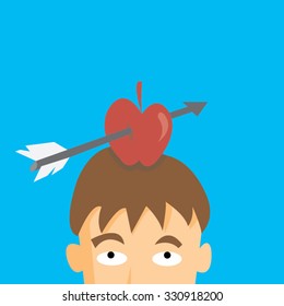 112 Arrow through apple Images, Stock Photos & Vectors | Shutterstock