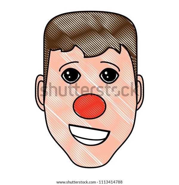 Man Red Nose Icon Stock Vector (Royalty Free) 1113414788 | Shutterstock