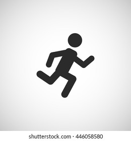 Thief Running Stealing Money Robber Icon Stock Vector (Royalty Free ...