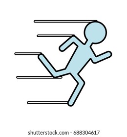 Man Running Pictogram Stock Vector (Royalty Free) 688304617 | Shutterstock