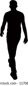 12,241 Man walking back silhouette Images, Stock Photos & Vectors ...