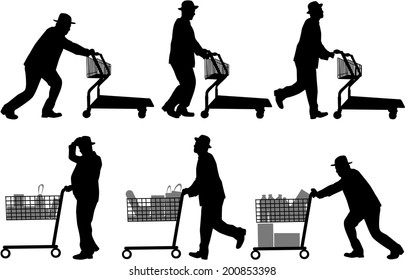 Man Shopping Stock Vector (Royalty Free) 200853398 | Shutterstock