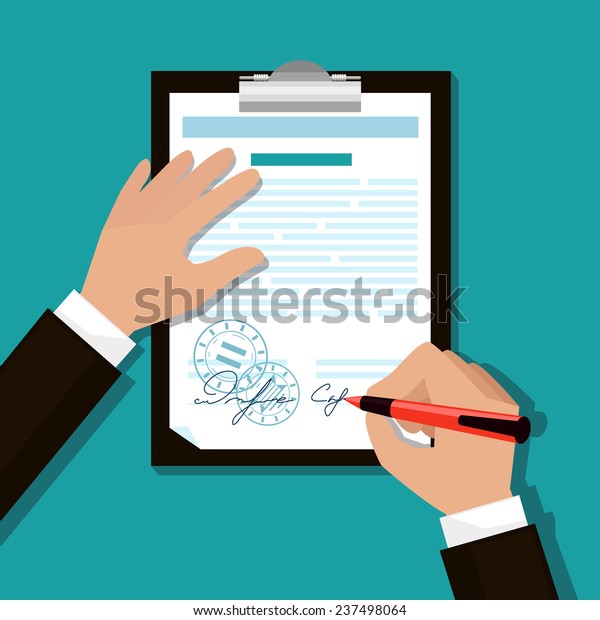 215,276 Contract Signed Stock Vectors, Images & Vector Art | Shutterstock
