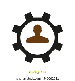Man Silhouette User Vector Illustration Eps Stock Vector (Royalty Free ...