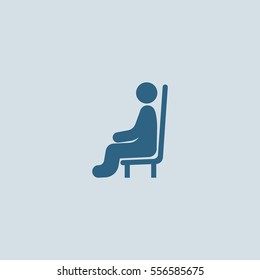 Man Posture Squat Icon Element Man Stock Vector (Royalty Free) 1355034065