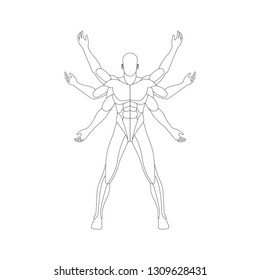 7,676 Multiple arms Images, Stock Photos & Vectors | Shutterstock