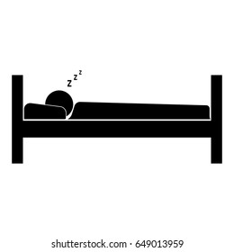 Man Sleeping Icon Stock Vector (Royalty Free) 649013959 | Shutterstock