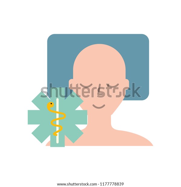 Man Sleeping On Bed Caduceus Medical 스톡 벡터(로열티 프리) 1177778839 ...