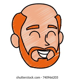 Man Smiling Cartoon Stock Vector (Royalty Free) 740966203