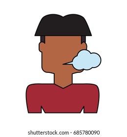 Man Smoking Cartoon Stock Vector (Royalty Free) 685775344 | Shutterstock
