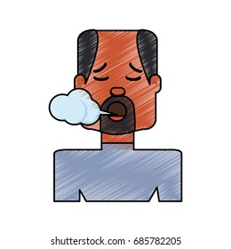 Man Smoking Cartoon Stock Vector (Royalty Free) 685782205 | Shutterstock