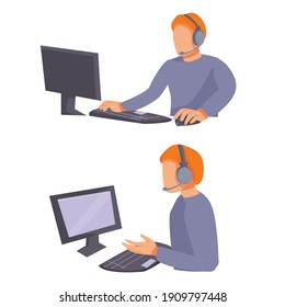 3,711 Call center agent cartoon Images, Stock Photos & Vectors ...