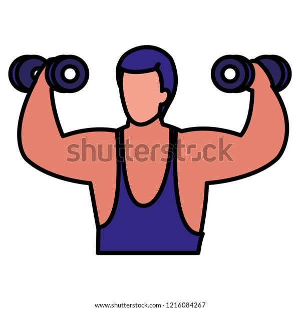 Man Sport Design Stock Vector (Royalty Free) 1216084267 | Shutterstock