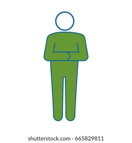 Man Standing Icon Stock Vector (Royalty Free) 665829811 | Shutterstock
