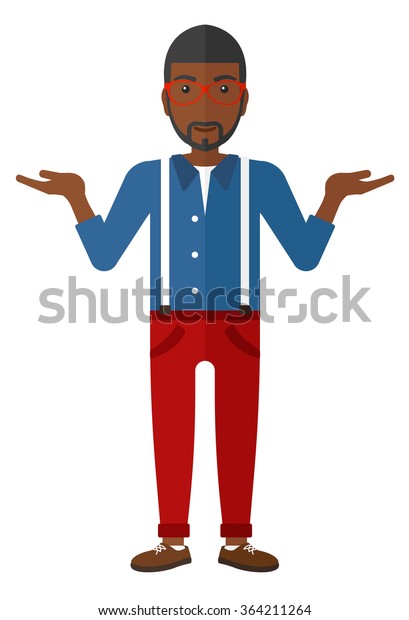 Man Standing Open Arms Stock Vector (Royalty Free) 364211264 | Shutterstock