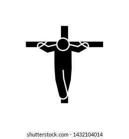 Man Suicide Dead Kill Hang Icon Stock Vector (Royalty Free) 1432104014 ...