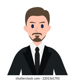 Man Suit Tie Vector Illustration Stock Vector (Royalty Free) 2201361705 ...