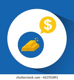 Man Thinking Gold Icon Vector Illustration Stock Vector (Royalty Free ...