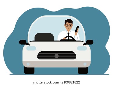 133 Driving While Talking Stock Vectors, Images & Vector Art | Shutterstock