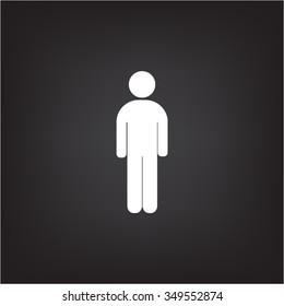 Man Black Sign Vector Illustration Stock Vector (Royalty Free ...