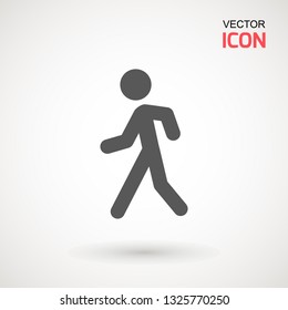 Man Walking Icon Vector Desgin Stock Vector (Royalty Free) 1544979479