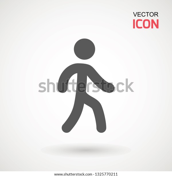 Man Walk Icon Walking Man Vector: เวกเตอร์สต็อก (ปลอดค่าลิขสิทธิ์ ...