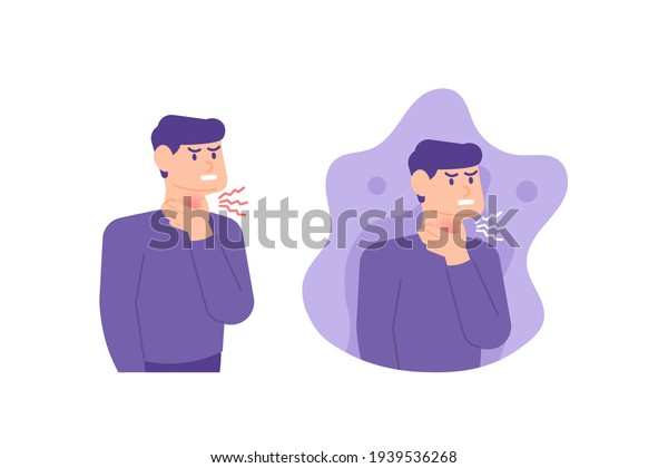 Man Who Grabbed Her Neck Because Stock Vector (Royalty Free) 1939536268 ...