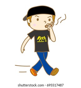 7,616 Man walking smoking Images, Stock Photos & Vectors | Shutterstock