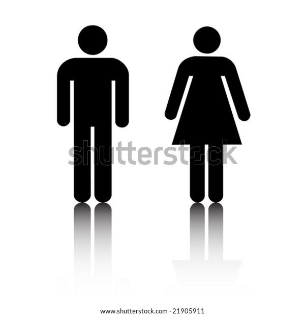 Man Woman Stock Vector (Royalty Free) 21905911 | Shutterstock