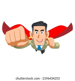 Man Work Clothes Flying Cloak Stock Vector (Royalty Free) 2196434253 ...