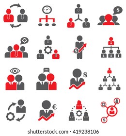Leadergrouporganization Icon Set Stock Vector (Royalty Free) 698081389