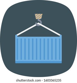 Management Flat Icons Shipping Container Stock Vector (Royalty Free ...