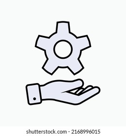 Management Icon Managing Symbol Vector Stock Vector (Royalty Free ...