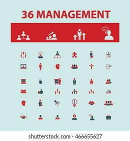 Management Icons Stock Vector (Royalty Free) 466655627 | Shutterstock
