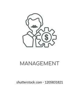 Engineer Linear Icon Concept Engineer Line Stock Vector (Royalty Free ...