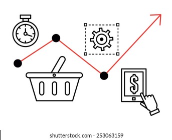 Management Money Vector Illustration Stock Vector (Royalty Free ...