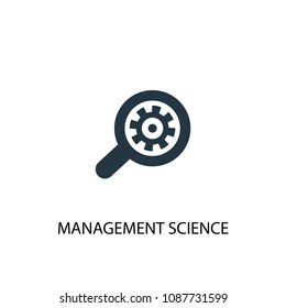 Management Science Icon Simple Element Illustration Stock Illustration ...