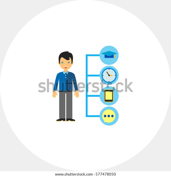 Management Symbols Icon Stock Vector (Royalty Free) 577478050 ...
