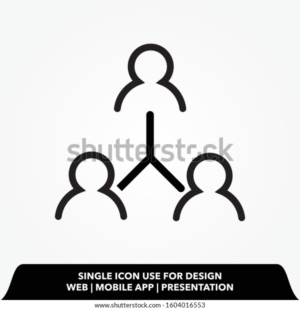 Management Team Hierarchy Vector Best Flat Stock Vector (Royalty Free ...