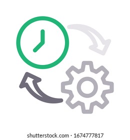 Change Management Icon Vectorchange Business Professional Stock Vector ...