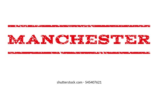 Manchester Watermark Stamp Text Caption Between Stock Vector (Royalty ...